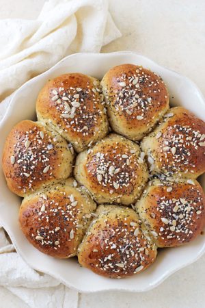 Multigrain Rolls - Cook Nourish Bliss