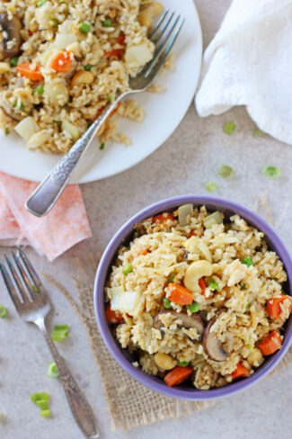 Healthy Vegetable Fried Rice - Cook Nourish Bliss