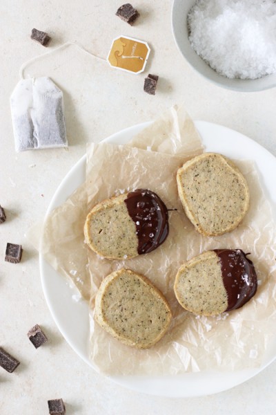 Whole Wheat Vanilla Chai Shortbread Cookies - Cook Nourish Bliss