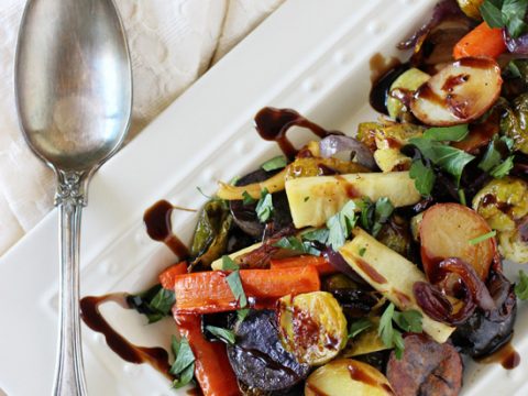Roasted Yukon Potato Spring Vegetable Bowls - Cook Nourish Bliss