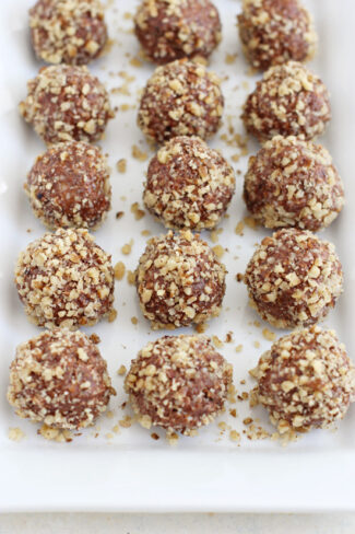 Chocolate Peanut Butter Energy Bites - Cook Nourish Bliss