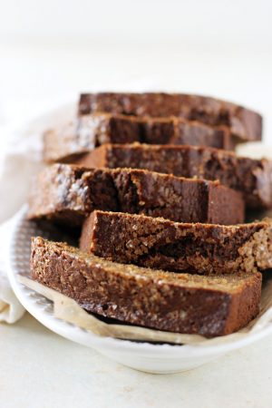 Healthy Maple Gingerbread Loaf - Cook Nourish Bliss
