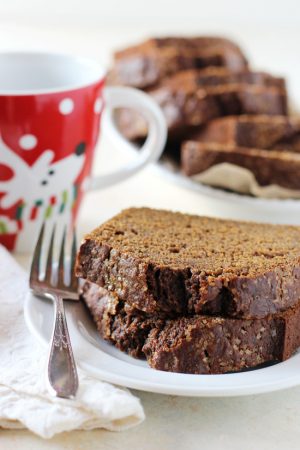Healthy Maple Gingerbread Loaf - Cook Nourish Bliss
