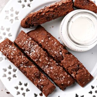 Vegan Chocolate Biscotti - Cook Nourish Bliss